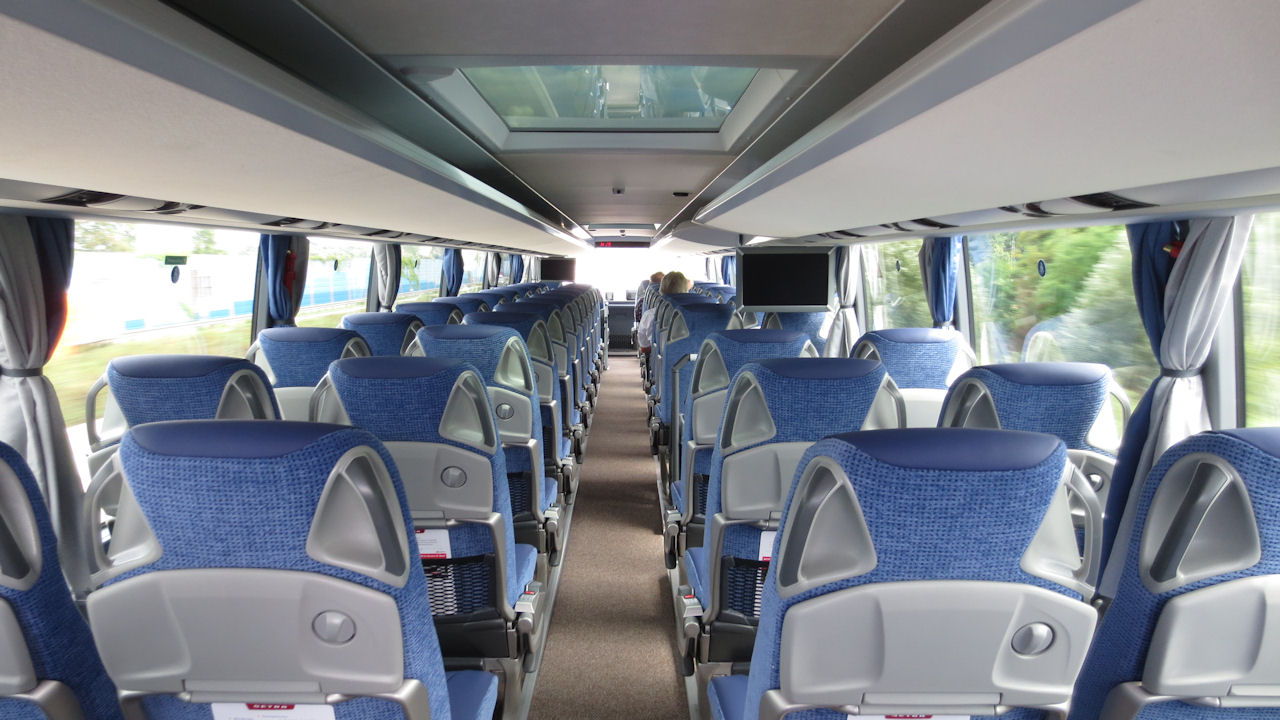 mit dem DB IC Bus von Mannheim nach Nürnberg - ICE-Treff